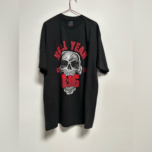 WWE | Shirts | Stone Cold Steve Austin Tshirt Scsa Hell Yeah Skull Wwe ...